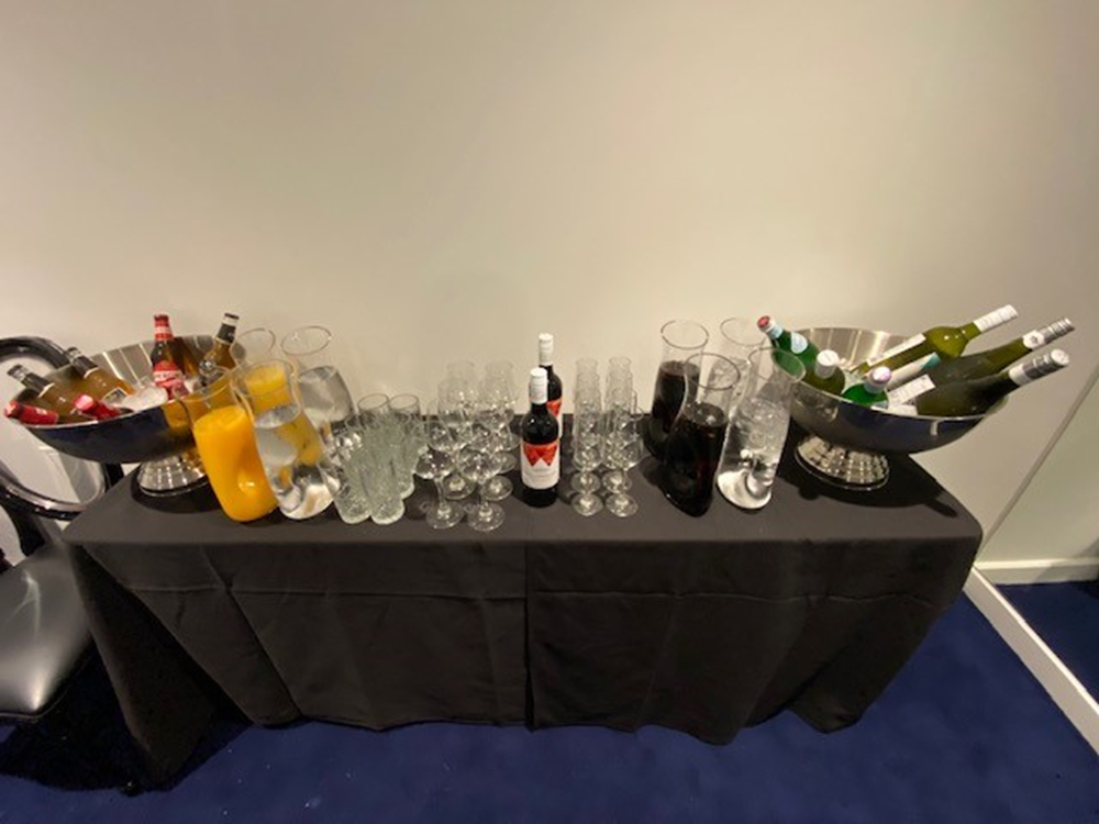 Bridal Room Refreshment Table Setup – Doltone Hospitality Group